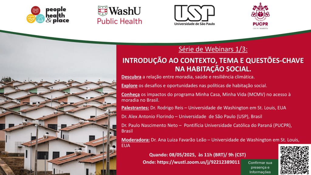 Washington University promove evento apresentando pesquisa feita com a ...