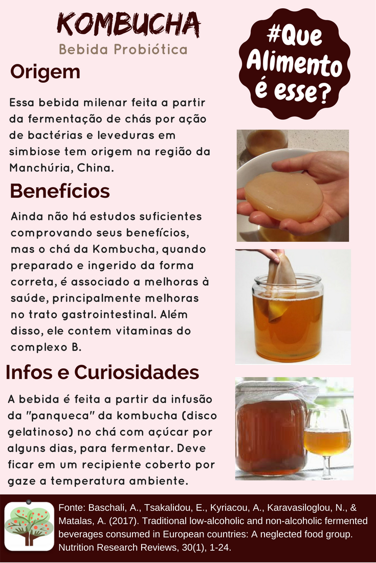 Que Alimento é Esse? - Kombucha - Sustentarea